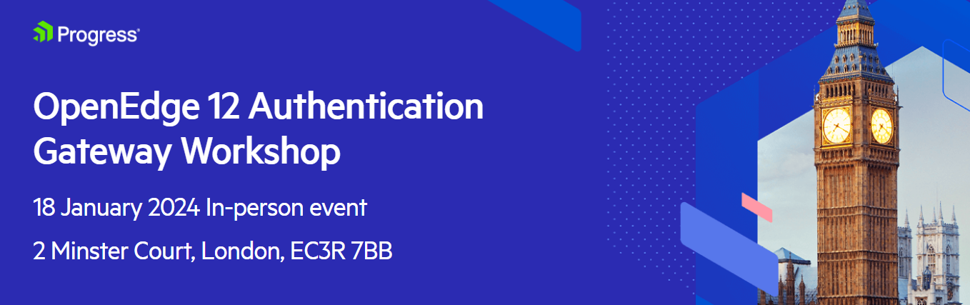 OpenEdge 12 Authentication Gateway Workshop – PUG UK & Ireland